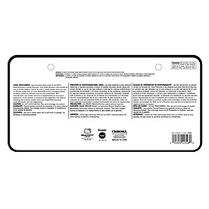 Chroma Graphics 42558 Hello Kitty Emoji Heads Plastic Frame, 12.5x6.25x0.2, Black/White/Red