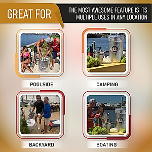 KEGCOLD Portable Keg Cooler - Foldable, Reusable, Lightweight, Insulated, and Easy Setup (1/2 & 1/4 Size Keg)