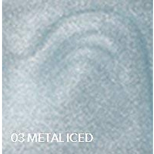 SALLY HANSEN Satin Glam Shimmery Matte Finish Nail Color - Metal Iced