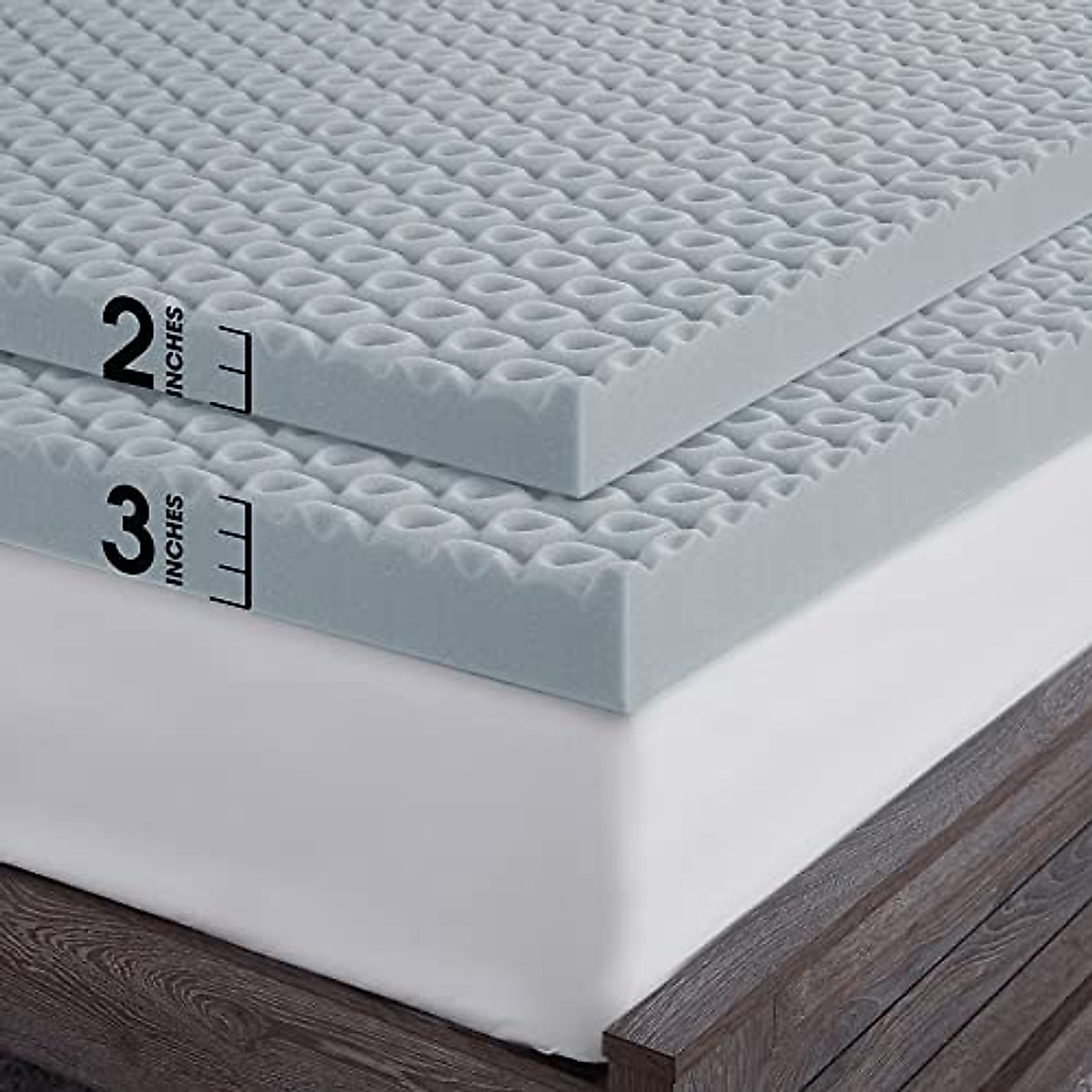 Dream Serenity Cool Point 2" Memory Foam Mattress Topper Full