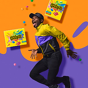 Gushers Fruit Flavored Snacks, Strawberry Splash and Tropical, 12 ct