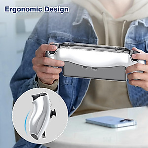 Fintie Case for PlayStation Portal - [Ultra Clear] Soft TPU Back Case, Anti-Scratch Protective Cover with Ergonomic Grip for PlayStation Portal Remote Player, Transparent