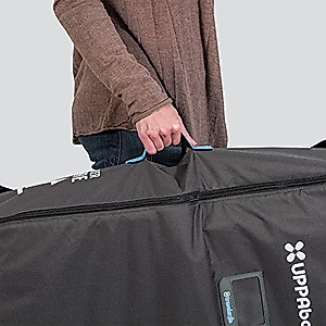 UPPAbaby RumbleSeat/Bassinet Travel Bag with TravelSafe , Black/Blue