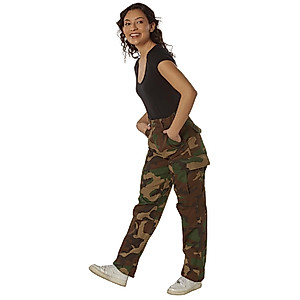 Rothco Tactical BDU Pants (US, Alpha, Small, Regular, Long, Woodland Camo)