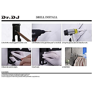 Dr.DJ Wall Hanger for Clothes, Coat Hanger Wall Mounted Silver Retractable Clothes Drying Organizer Rack Garment Hooks Aluminium Folding Indoor Wall Wall Hanger Space Save (2 Racks)