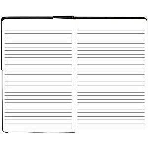 NOMATIC Notebook - Journal For Writing, Business, Office, And Sketchbook - 240 Ruled Pages - Hard Cover Notebook With Perforated Pages, Built-in Pen Holder, And Whiteboard Paper (Black)