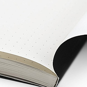 Northbooks A5 Dotted Bullet Notebook Journal | 5.8” x 8.2” Dot Grid Journals | Soft Cover Eco-Friendly Premium Recycled Cream Color Paper 144-Pages | Made in USA | 2-Pack