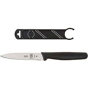 Mercer Culinary Bar Knife,Black, 4” Plain Edge, Pointed Tip