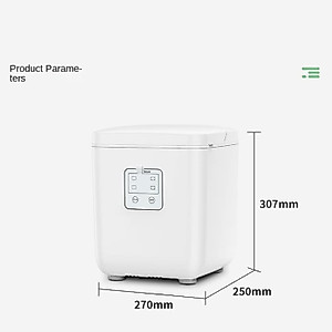 BybAgs ICES Small Dormitory Home Mini Student Automatic Round Ice Block Makinghine/a/250X307Mm