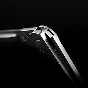 TITANER Titanium EDC Folding Small Pocket Scalpel Knife,Utility Knife,Craft Exacto Knife Blades Suitable for Pedicure, Fishing, Skinning, Fine Cutting (Falcon 2.0)