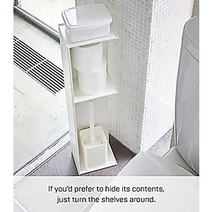 Yamazaki Organizer Home | Steel | Toilet Paper Stocker, One Size, White