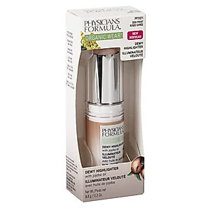 Physicians Formula Organic Wear All Natural Dewy Highlighter Stick Makeup, Stick Cream To Powder, Dew Frost, Dermatologist Tested