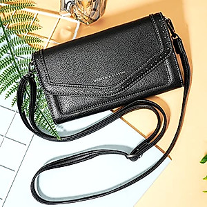 MEITRUE Crossbody Bags For Women,Wallet Phone Purse Shoulder handbags Multi-Function Small RFID Clutch Card Holder