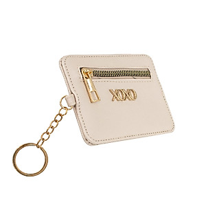 XOXO Women’s Large Metallic White Saffiano Multifunction Solid / Patterned Wristlet (XW321521G-42-A03)
