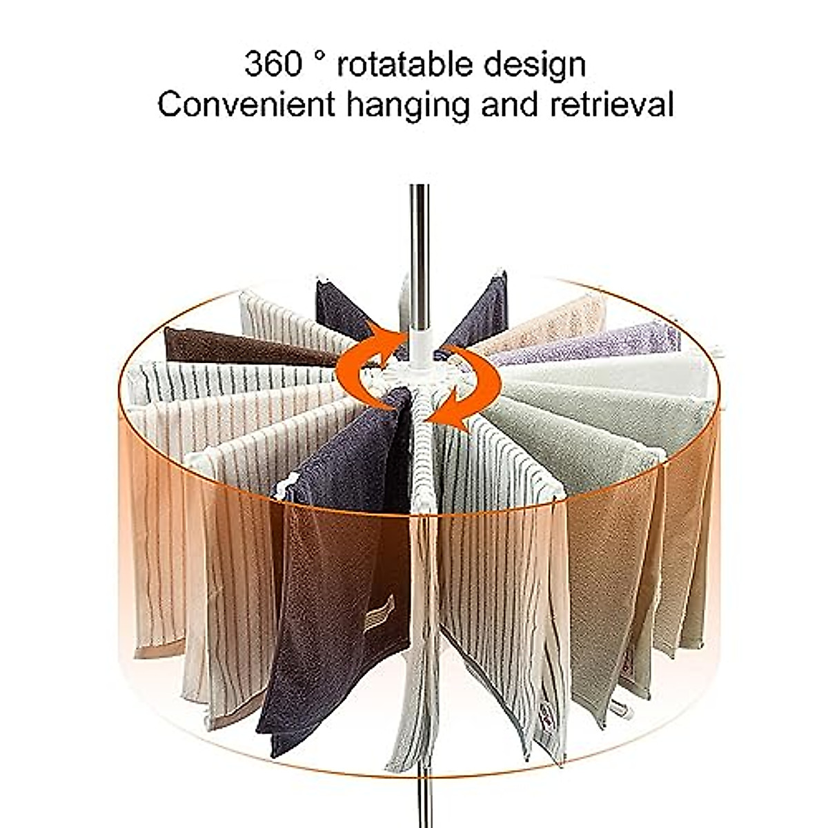 Clothes Drying Rack, Stainless Steel Drying Rack Clothing, Outdoor Clothes Drying Rack, Baby Drying Rack, Foldable Floor Drying Rack, Spiral Balcony Mobile Towel Rack, Tripod Clothes Drying Rack