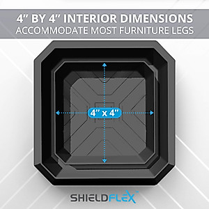 Bed Bug Trap — 12 Pack | TruGuard X Bed Bug Interceptors (Black) | Eco Friendly Bed Bug Traps for Bed Legs | Reliable Insect Detector, Interceptor, and Monitor for Pest Control and Treatment