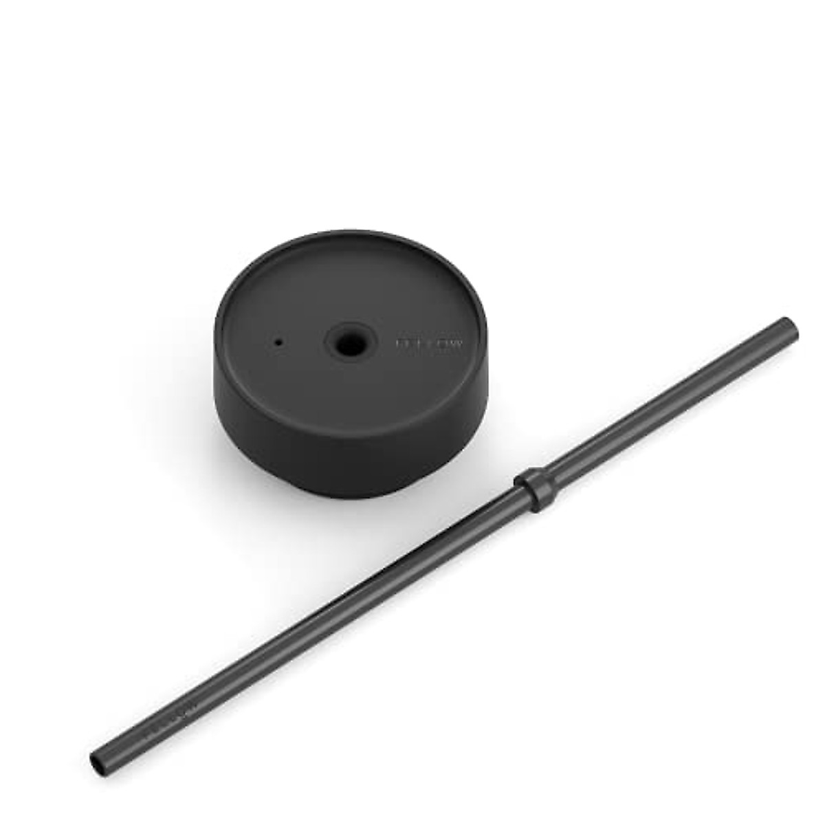 Fellow 16 oz Carter Cold Travel Iced Coffee Mug - Stainless Steel Vacuum-Insulated Iced Coffee tumbler with Spill Resistant lid and straw - Matte Black