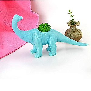 Cabilock 1 Pc Home Decoration Desk Topper Mini Pots Statue Decor Ceramic Plant Pot Mini Succulent Plants Decor Flower Pots Succulent Plant Holder Simulation Brachiosaurus Vase Household