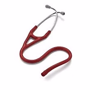 3M 7880832377 Health Care Binaural Assembly with Eartips for Master Cardiology, Cardiology III and Cardiology II SE Stethoscopes, Gray/Burgundy, 27" Length