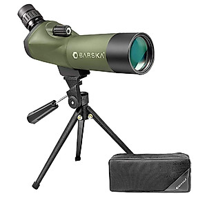 BARSKA Blackhawk 18-36x50 Waterproof Angled Spotting Scope w/ Tripod & Soft Carry Case