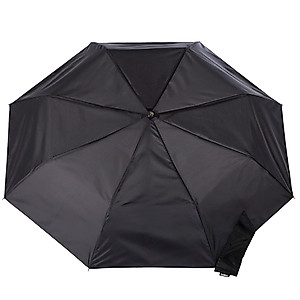 totes Titan Portable Travel Umbrella – Windproof, Waterproof, Strong, Compact Umbrella – Perfect for the Car, Backpack, and On-the-Go
