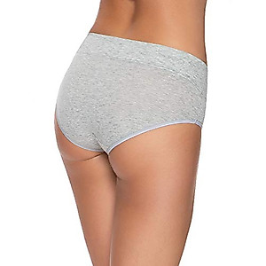 Felina Women's Pima Cotton Hipster Panties - Comfortable Seamless Underwear for Women, 5-Pack…