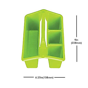 6pcs Storage Caddy, Shower/Bath Caddy with 4 compartment for Shampoo,Combs,Brushes,Samll Toys,Classroom Caddies for Teachers and Daycare Supplies for pens, markers and small craft tools