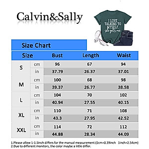 Graphic T-Shirts for Women Cute Simple Sayings Funny Sarcastic Graphic Letter Print Shirts Athletic Short Sleeve Tee-XL (Green)