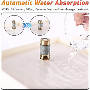 CENAP Portable Stained Glass Grinder, 4200r Mini DIY Grinding Tool Kit with 5/8" + 1" Replaceable Diamond Grinder Bit + Acrylic Bezel, for Glass Ceramic and Other Brittle Hard Materials