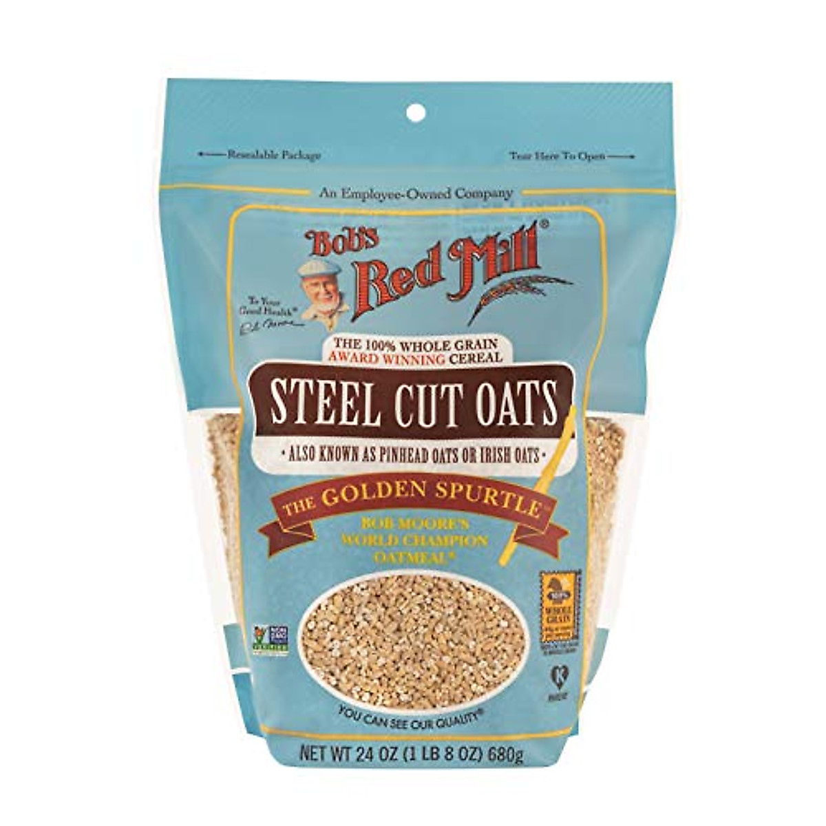 Bob's Red Mill Steel Cut Oats, 24-ounce (Pack of 4)