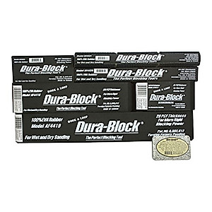 Dura-Block AF44HL Hook & Loop Black 7-Piece Sanding Block Set