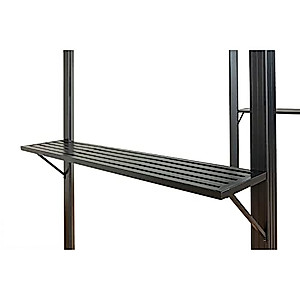 Sojag 6' x 8' Outdoor Dakota Hardtop Grill Gazebo Backyard Shade and Grilling Structure, Charcoal