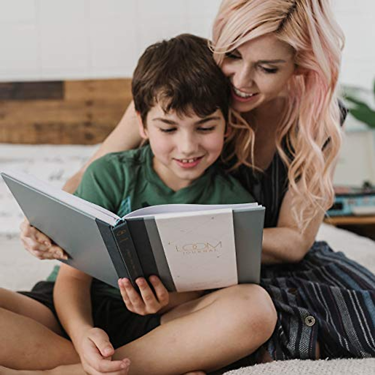 Promptly Journals, A Parent and Child Connection Journal (Dusty Blue) - Prompted Journal for Parent-Child Connection, Parent and Child Journal, Quality Time Gifts