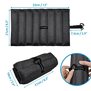 PURIMADE Bamboo Charcoal Air Purifying Bag,Reusable Natural Activated Charcoal Bags,300g Deodorizer and Odor Purifier,for Home,Car,Pet Space,Bathroom,Basement,Closet,Shoe Cabinets