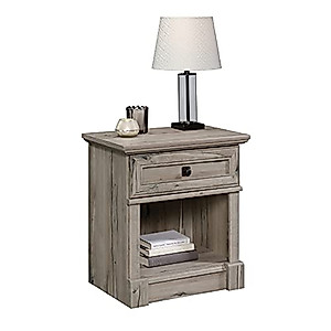 Sauder Palladia Night Stand, L: 23.15" x W: 15.51" x H: 24.8", Split Oak Finish
