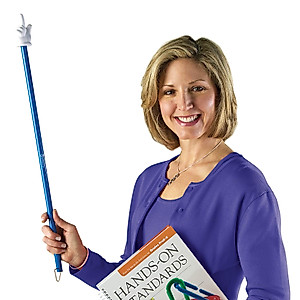 Learning Resources 24-Inch Hand Pointers, Whiteboards, Presentation, Classroom Accessories, Teacher Aids, Set of 3, Grades PreK+, Ages 3+