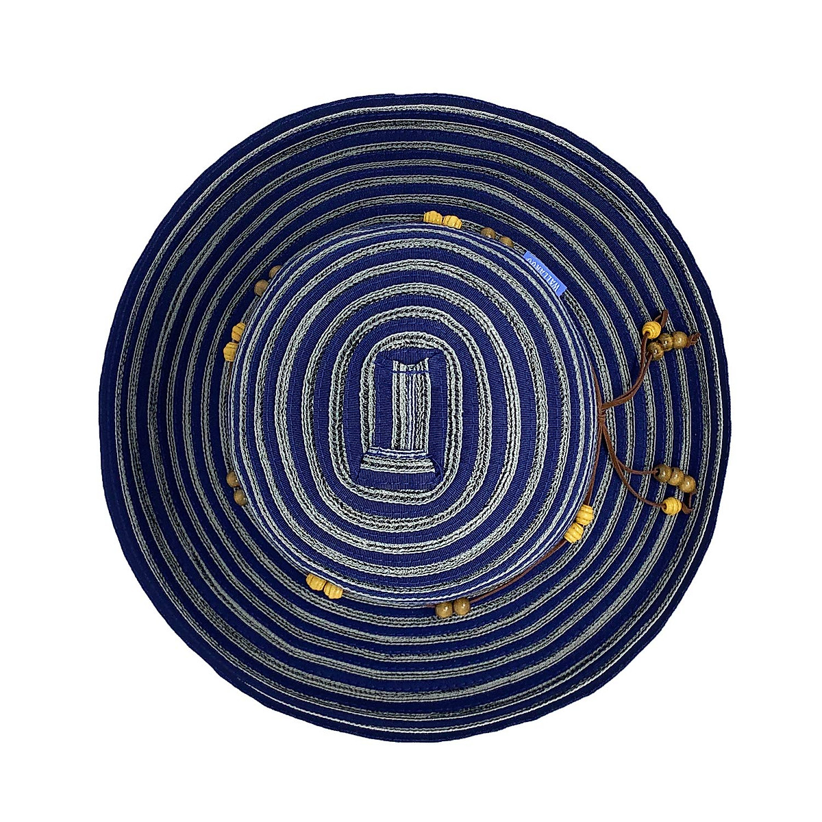 Wallaroo Hat Company – Women’s Breton Sun Hat – UPF 50+ Sun Protection, Packable Design and Adjustable Sizing for Medium Crown Sizes – Versatile Style for Travel, Beach and Everyday (Navy)