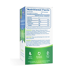 Hyalogic HyaMints Breath Mints for Dry Mouth- Sugar Free Mint Flavor— Natural Breath Freshener w/Hyaluronic Acid, Cranberry Extract, Xylitol, Slippery Elm, Orange Pectin (60 Count)