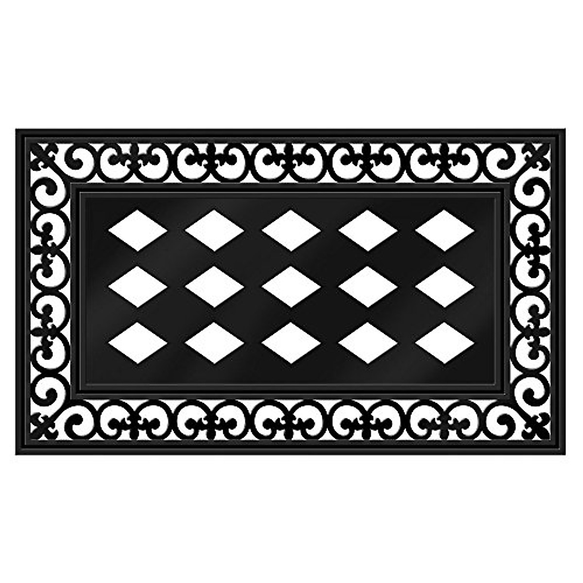 Evergreen Indoor Outdoor Welcome Y'all Bundle Set of 4 - Garden Flag Stand and Flag, Sassafras Doormat Frame and Sassafras Insert