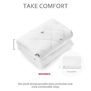 Waterproof Bassinet Mattress Pad Cover Compatible with Halo Bassinest Swivel, Glide Sleeper, Waterproof Bassinet Mattress Protector, Breathable Proven to Reduce Suffocation Risk, Grey Star