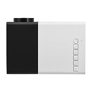 Phone Projector High Peak Mini Space Black Mini Stylish Home Theater Portable Led Projector Projectors Multimedia Player Us Plug Black White (Black and White)