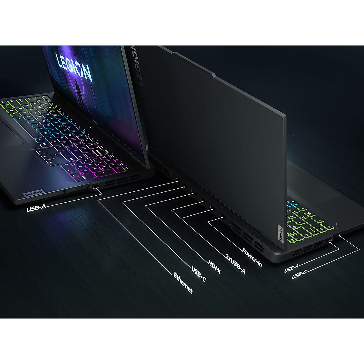 Lenovo Legion Pro 5 2023 Gaming Laptop 16" WQXGA IPS 165Hz LCD 8-Core Ryzen 7-7745HX 32GB DDR5 2TB SSD NVIDIA GeForce RTX 4060 8GB GDDR6 Wi-Fi 6E RGB Backlit Keyboard Windows 10 Home w/ONT 32GB USB