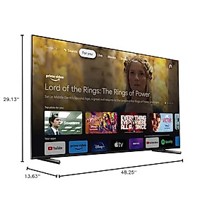 Sony XR55X90L 55 inch 4K BRAVIA XR Full Array LED Smart Google TV with a HT-A5000 5.1.2 Channel Dolby Atmos Soundbar with Built-in Subwoofers and HDTV Screen Cleaner Kit (2023)(USED)