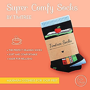 Book Lovers Gifts Box - The Perfect Gifts for Book Lovers -Contains 5 Curated Reading Gifts in a Beautifully Packed Box - Includes a Tote Bag Comfy Socks Book Mark and More - Ideal Gifts for Readers