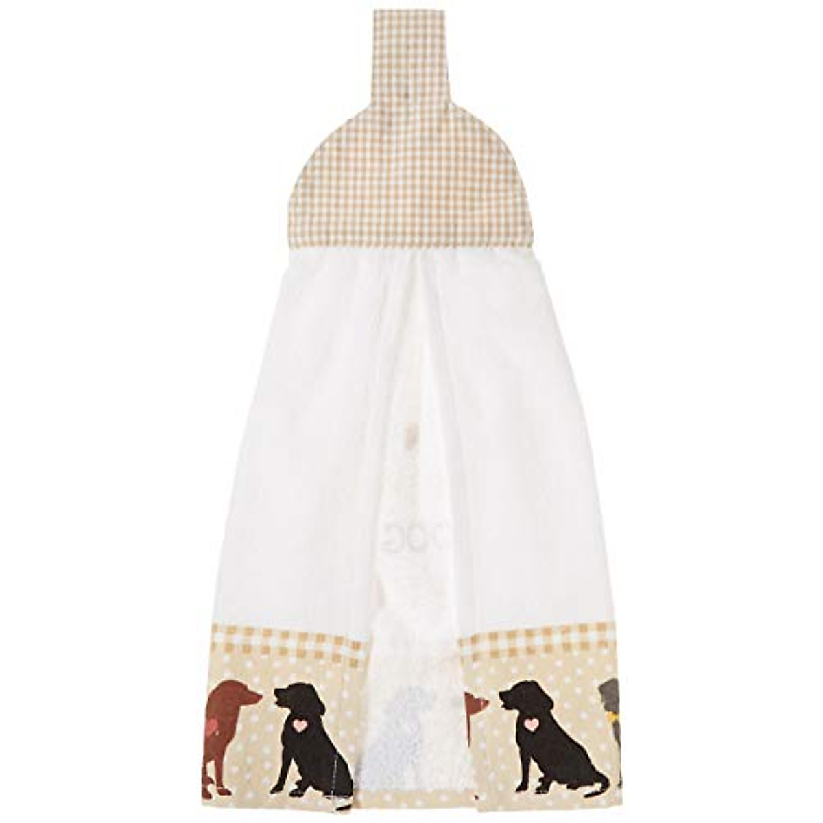 Kay Dee Designs Best Dog Ever Tie Kitchen Towel, 9" x 18", Various