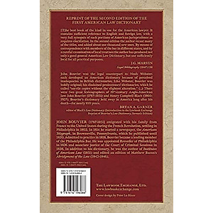 A Law Dictionary: Adapted to the Constitution and Laws of the United States of American Union; with references to the civil and other systems of foreign law