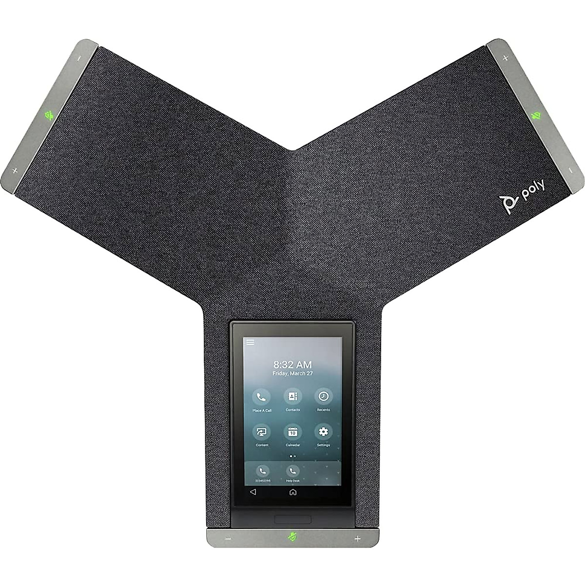 Poly - Trio C60 IP Conference Phone (Polycom) - Smart Conference Phone for Any Meeting Space - 5" Color Touch Display - Works with Teams, Zoom & More