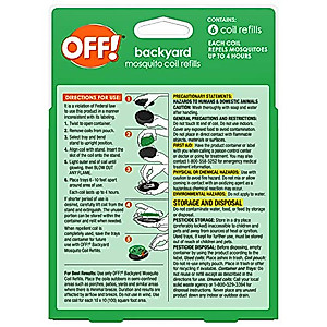 OFF! Mosquito Coil Refills 6 Count (Pack of 2)