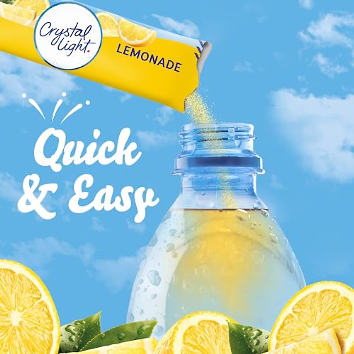 Crystal Light Sugar-Free Lemonade On-The-Go Powdered Drink Mix 120 Count