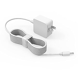 Power Cord Fit for Google Home Power Cord Google Nest Mini Nest WiFi 2 gen Smart Speaker Charger Adapter Supply (UL Listed)